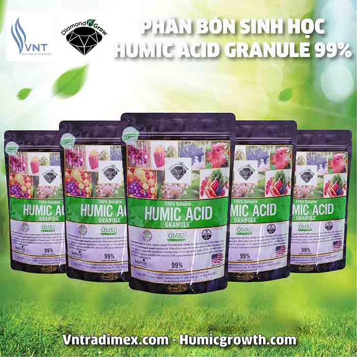 PHÂN HUMIC MỸ – HUMIX USA – HUMIC ACID GRANULE 99% CAO CẤP